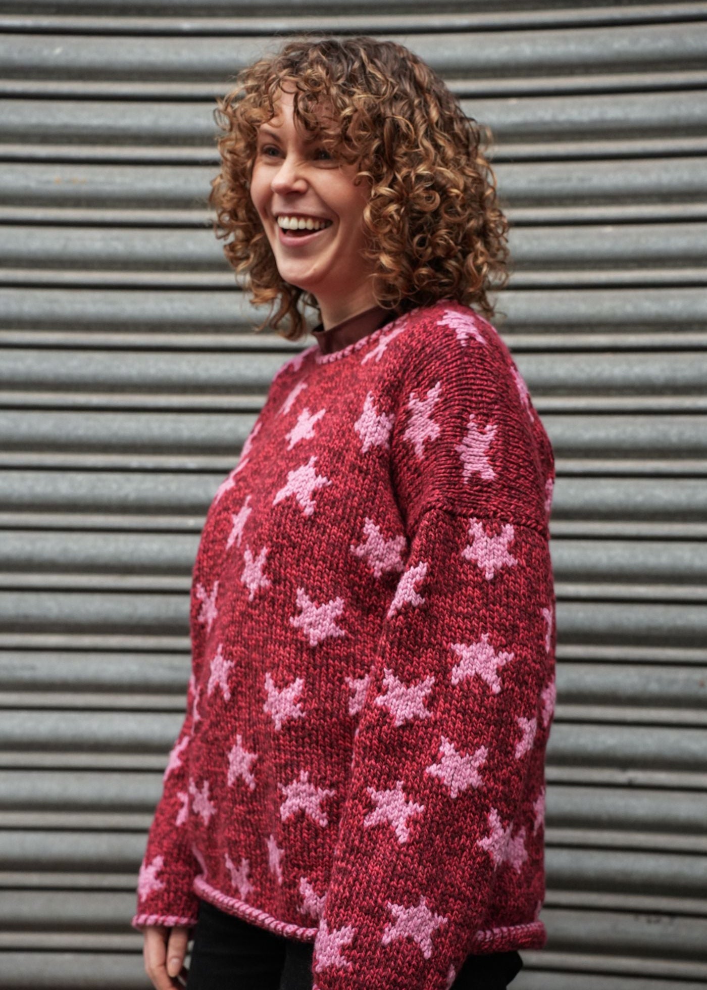 Star Pullover in Baked Red – Amano Knitwear
