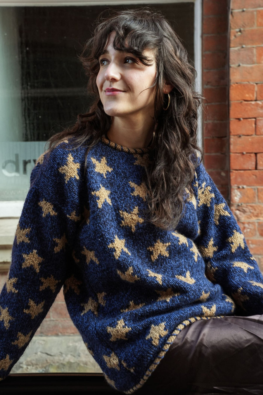 Star Pullover in Denim – Amano Knitwear